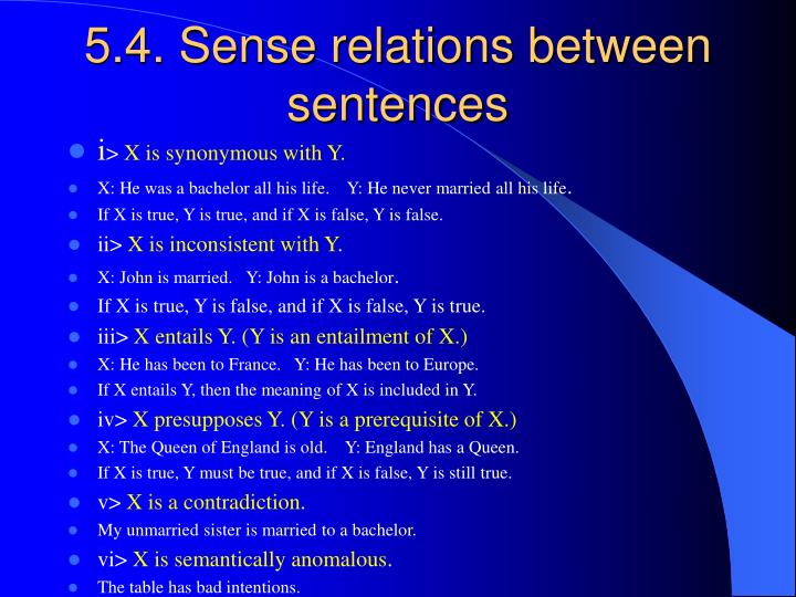 PPT - Unit Five Semantics, Study of Meaning PowerPoint Presentation ...