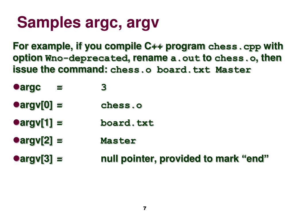 Ppt Cs 201 Computer Systems Programming Chapter 2 Argc Argv Envp System Libs