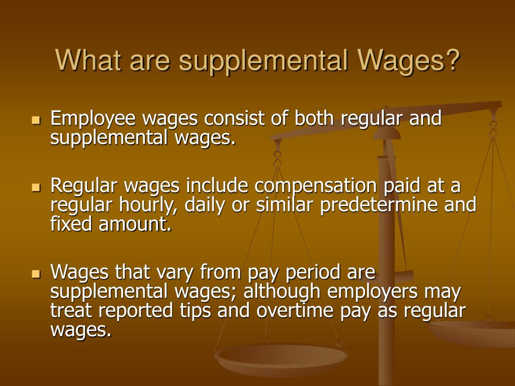 PPT - Supplemental Wage Withholding PowerPoint Presentation, free ... PPT - Supplemental Wage Withholding PowerPoint Presentation, free ...