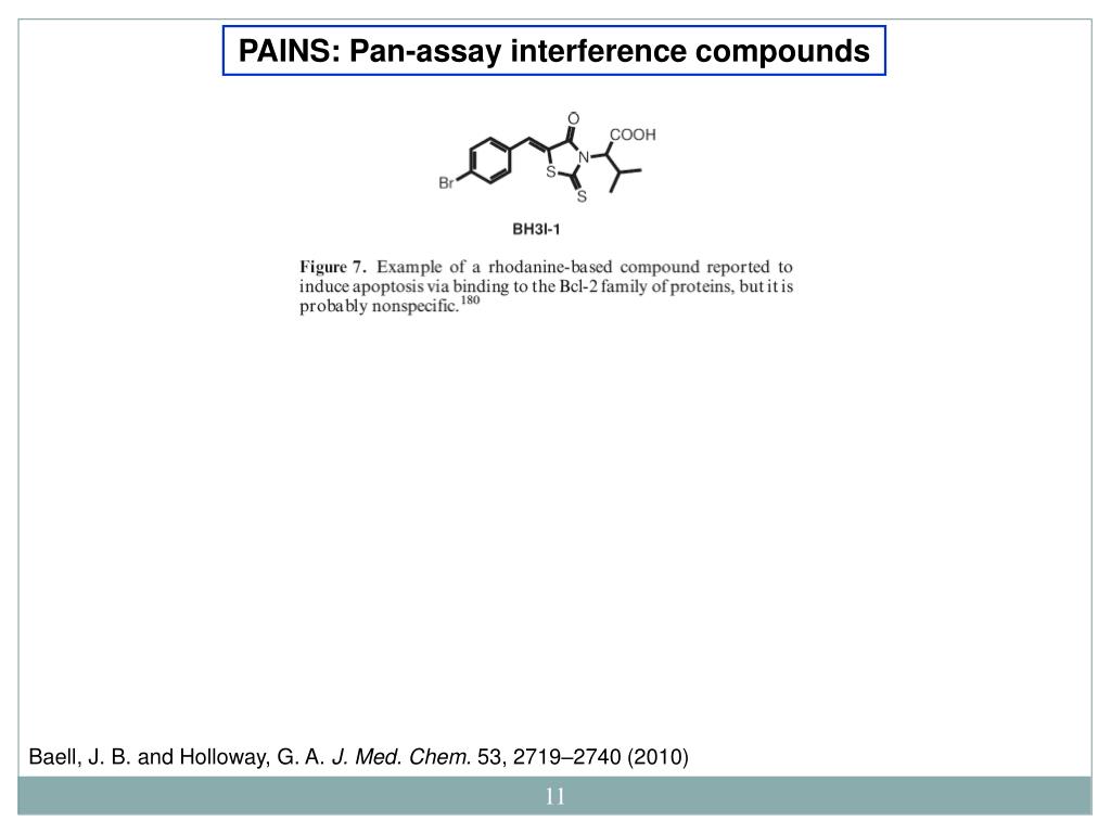 PPT - PAINS Pan- assay interference compounds PowerPoint Presentation ...