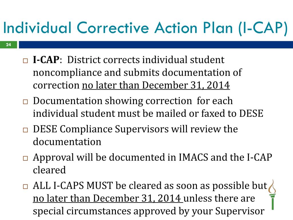 PPT - Special Education Compliance Tiered Monitoring: Corrective Action ...