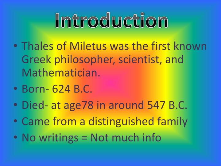 PPT - Thales of Miletus PowerPoint Presentation - ID:6021388
