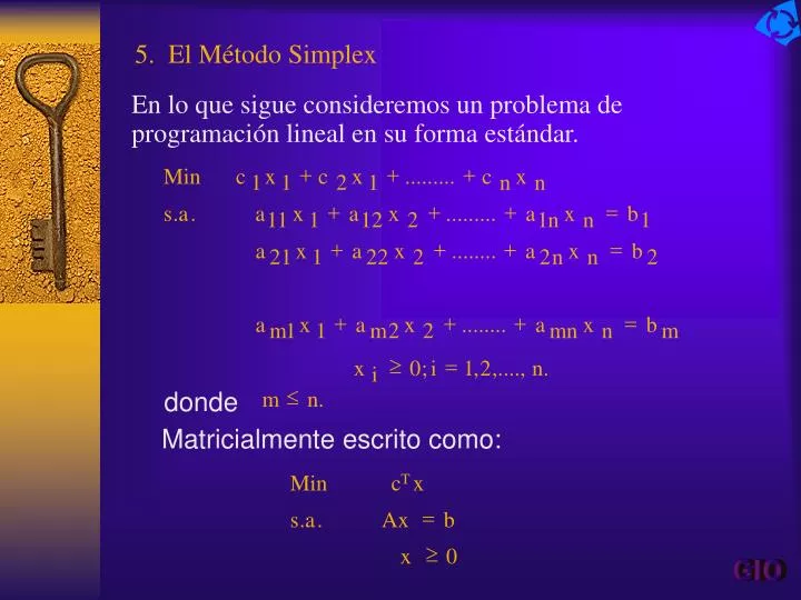 PPT - 5. El Método Simplex PowerPoint Presentation, free download - ID ...