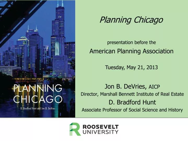 PPT - Planning Chicago PowerPoint Presentation, free download - ID:6021914