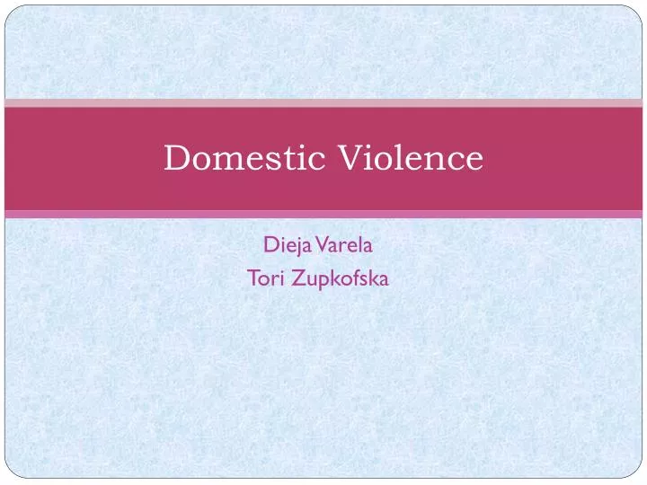 PPT - Domestic Violence PowerPoint Presentation, free download - ID:6021985