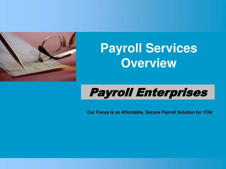 PPT - Payroll Services Overview PowerPoint Presentation, free download ...