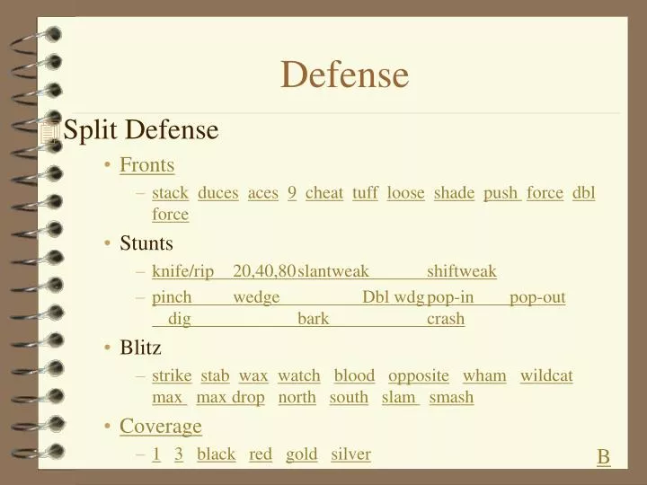 PPT - Defense PowerPoint Presentation, free download - ID:6023536