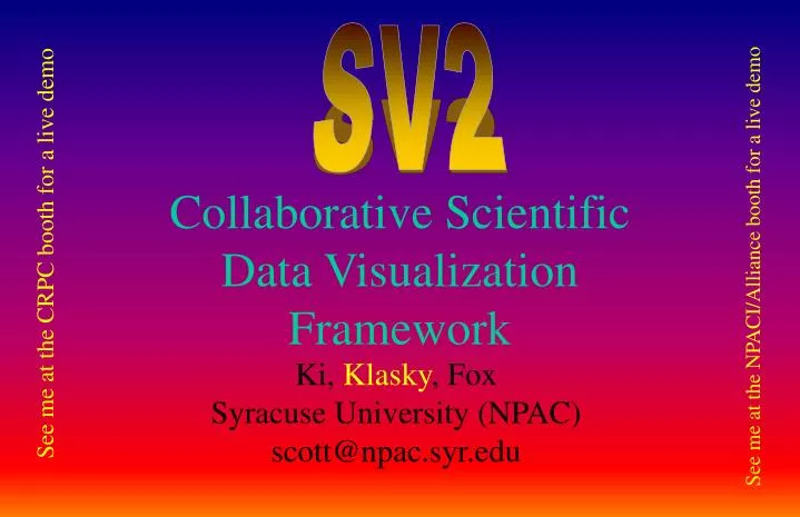 Ppt Collaborative Scientific Data Visualization Framework Powerpoint Presentation Id 6024677