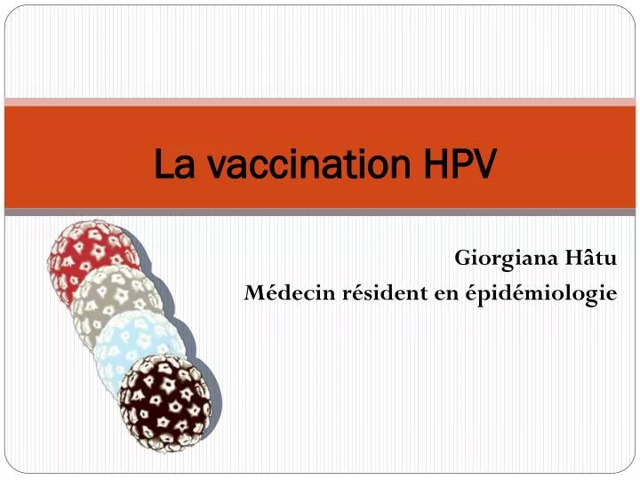 PPT - La vaccination HPV PowerPoint Presentation, free download - ID ...