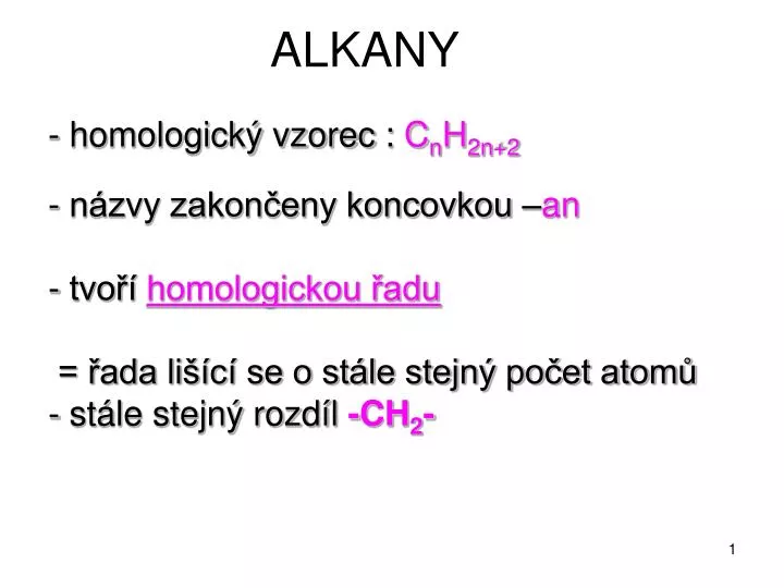 PPT - ALKANY PowerPoint Presentation, free download - ID:6025145