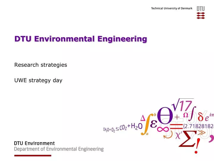 PPT - DTU Environmental Engineering PowerPoint Presentation, free download - ID:6026415