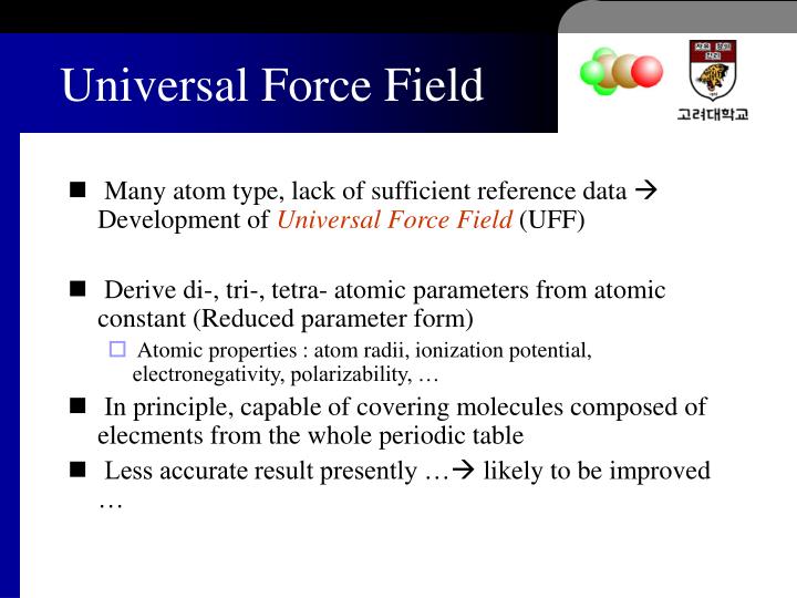 PPT - Molecular Mechanics - Force Field Method PowerPoint Presentation - ID:6027448