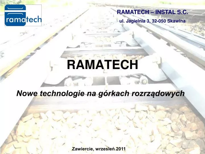 PPT - RAMATECH PowerPoint Presentation, free download - ID:6028895