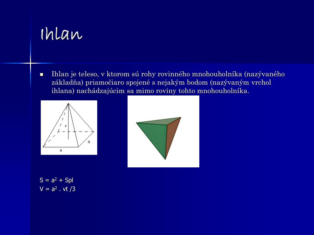 PPT - Rovinné a priestorové útvary PowerPoint Presentation, free ...