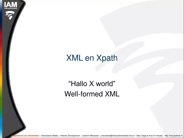 Ppt Xml En Xpath Powerpoint Presentation Free Download Id 6030444