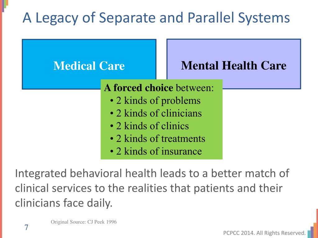PPT - Why Behavioral Health Needs to be Integrated into the Patient ...