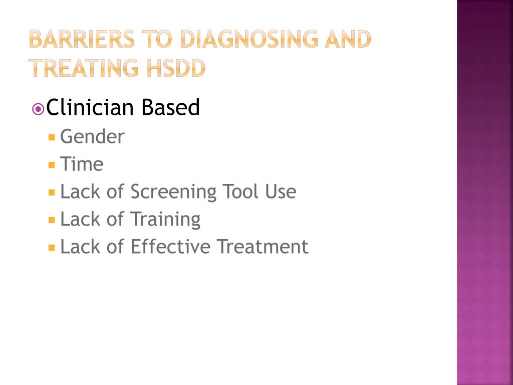 PPT - Hypoactive Sexual Desire Disorder PowerPoint Presentation, free ...