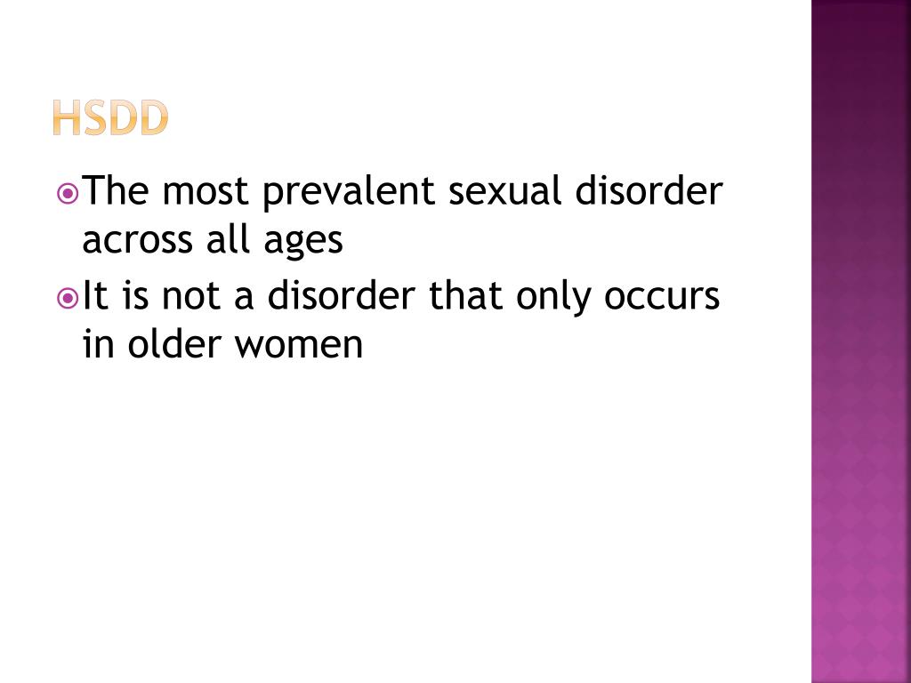 PPT - Hypoactive Sexual Desire Disorder PowerPoint Presentation, free ...