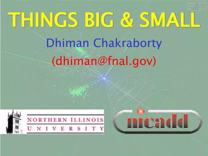 PPT - THINGS BIG & SMALL PowerPoint Presentation, free download - ID ...