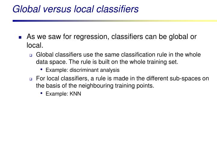 PPT - Supervised classification PowerPoint Presentation - ID:6031674