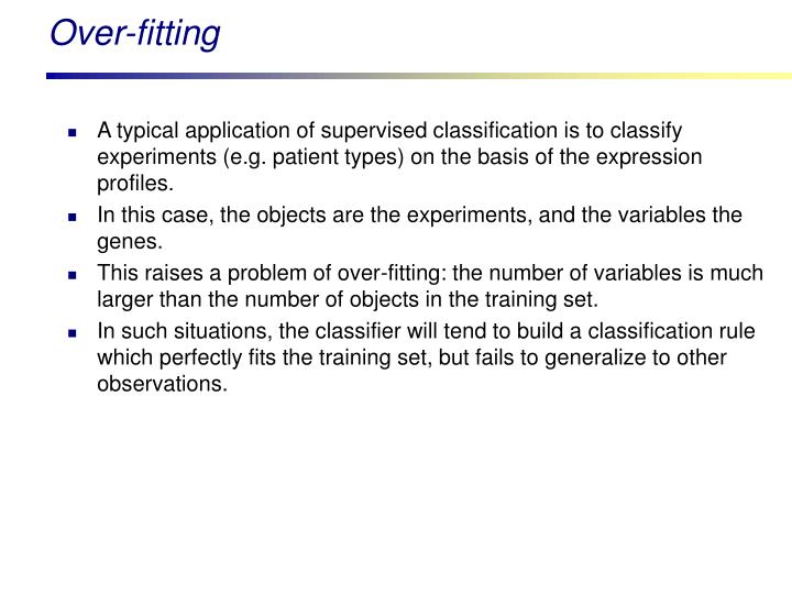 PPT - Supervised classification PowerPoint Presentation - ID:6031674
