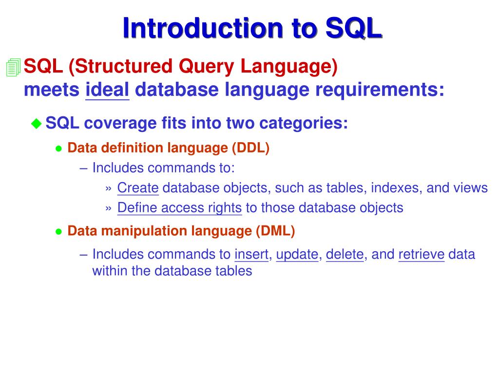 Introduction Of Stored Procedures