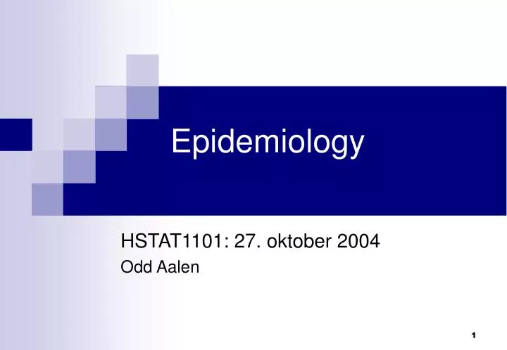 PPT - Epidemiology PowerPoint Presentation, free download - ID:6032743