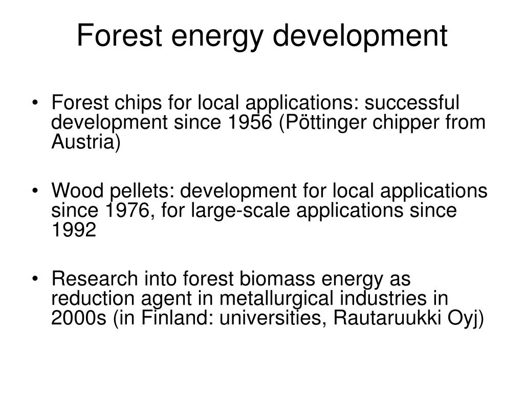 PPT - Potential of European forest belt in energy production and carbon ...