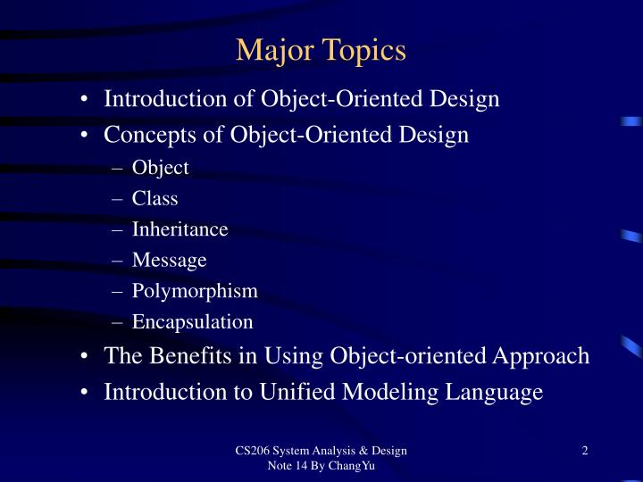 PPT - Lecture Note 14 Object-Oriented System Analysis And Design PowerPoint Presentation - ID ...