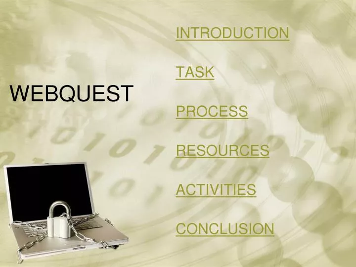 PPT - WEBQUEST PowerPoint Presentation, free download - ID:6034033