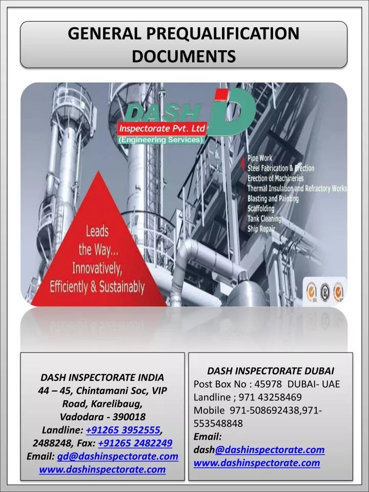 PPT - GENERAL PREQUALIFICATION DOCUMENTS PowerPoint Presentation, free ...