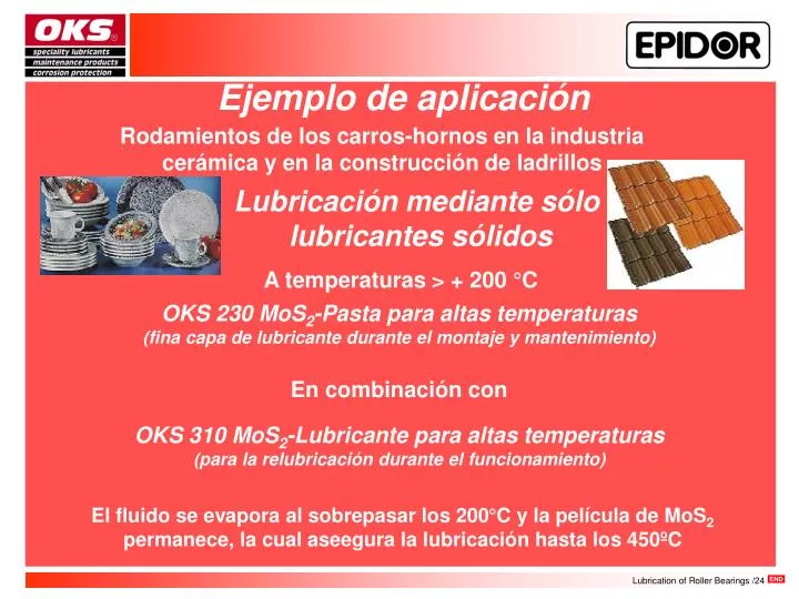 PPT - Lubricación mediante sólo lubricantes sólidos PowerPoint ...