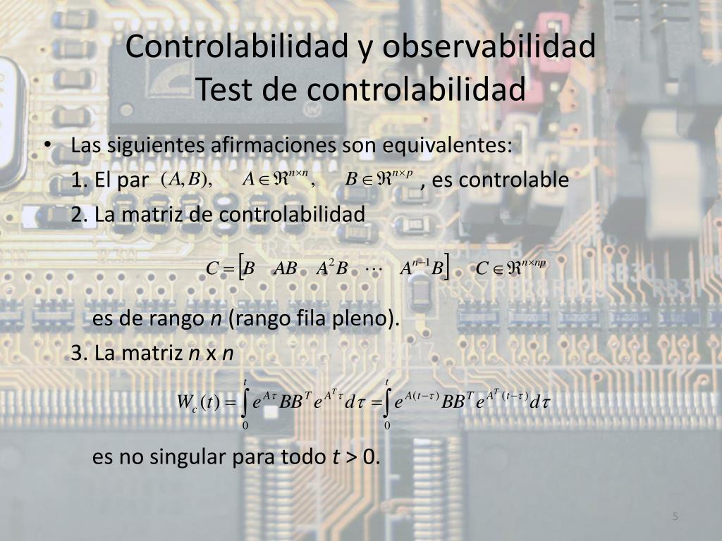 PPT - Sistemas de Control y Proceso Adaptativo. Diseño y métodos y ...