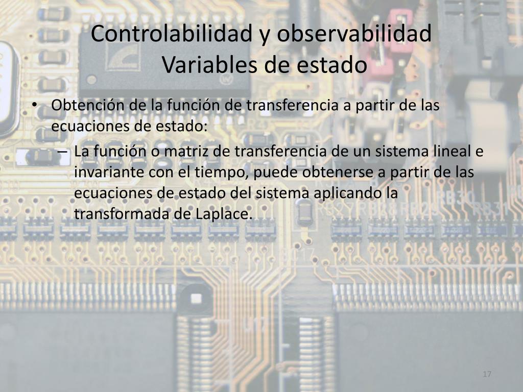 PPT - Sistemas de Control y Proceso Adaptativo. Diseño y métodos y ...