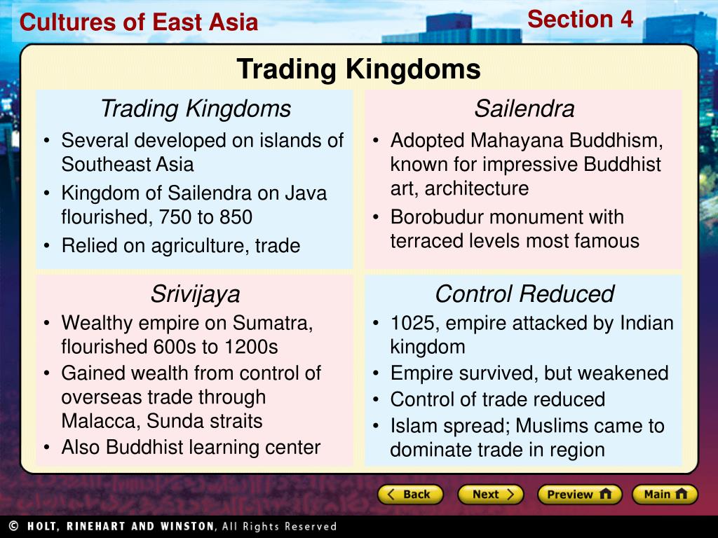 PPT - Preview Main Idea / Reading Focus Influences on Southeast Asia ...