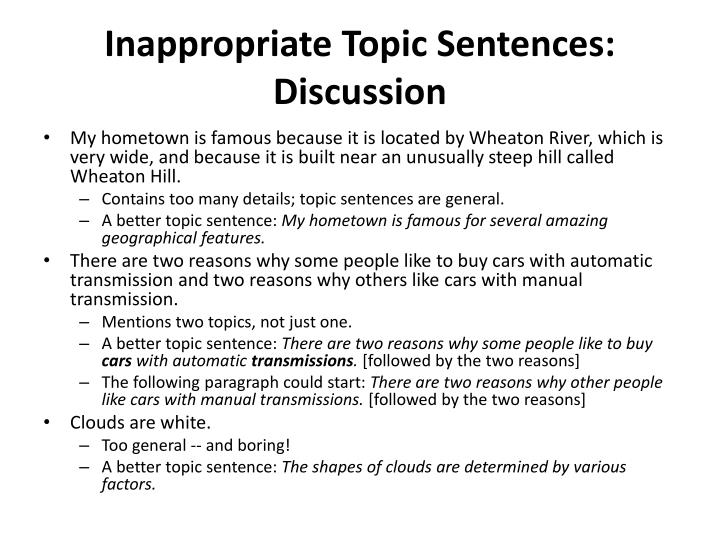 PPT - Elements of a Paragraph: The Basic Unit of Composition PowerPoint ...