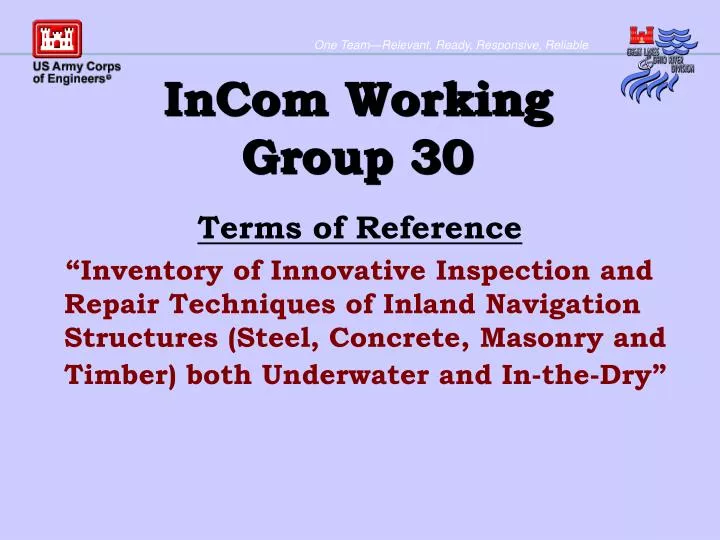 PPT - InCom Working Group 30 PowerPoint Presentation, free download ...