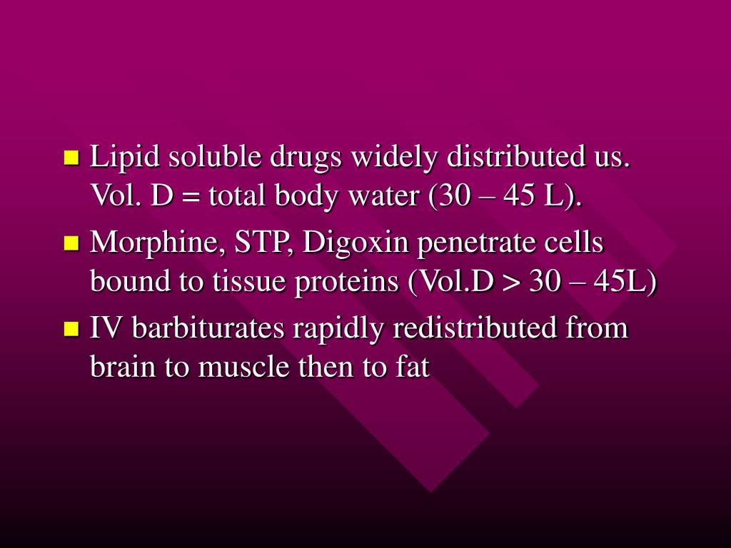 PPT - Pharmacology Drug Absorption,Distribution & Elimination ...