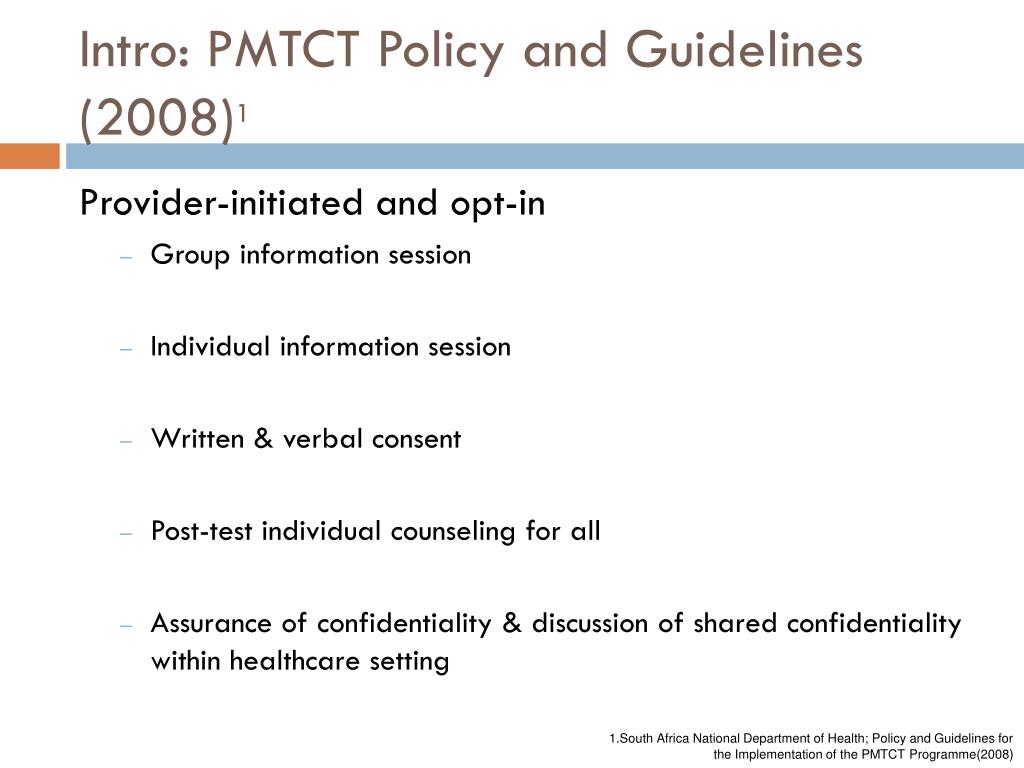 PPT - HIV testing among Pregnant women in Durban,South Africa ...