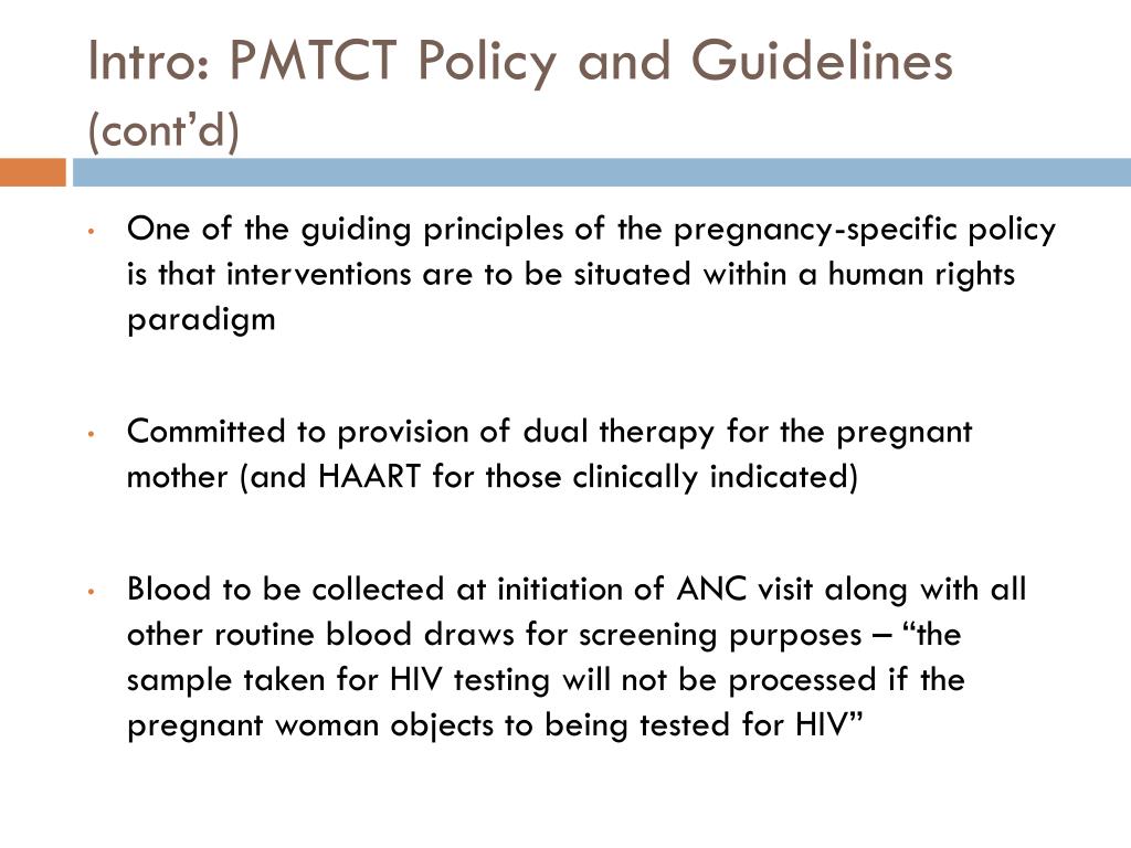 PPT - HIV testing among Pregnant women in Durban,South Africa ...