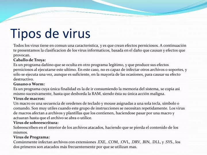 PPT - Tipos de virus PowerPoint Presentation, free download - ID:6041952 PPT - Tipos de virus PowerPoint Presentation, free download - ID:6041952