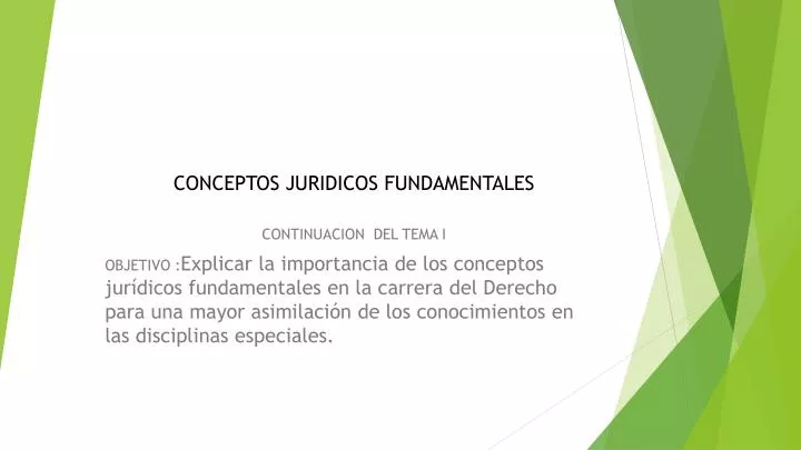 PPT - CONCEPTOS JURIDICOS FUNDAMENTALES PowerPoint Presentation, free ... PPT - CONCEPTOS JURIDICOS FUNDAMENTALES PowerPoint Presentation, free ...