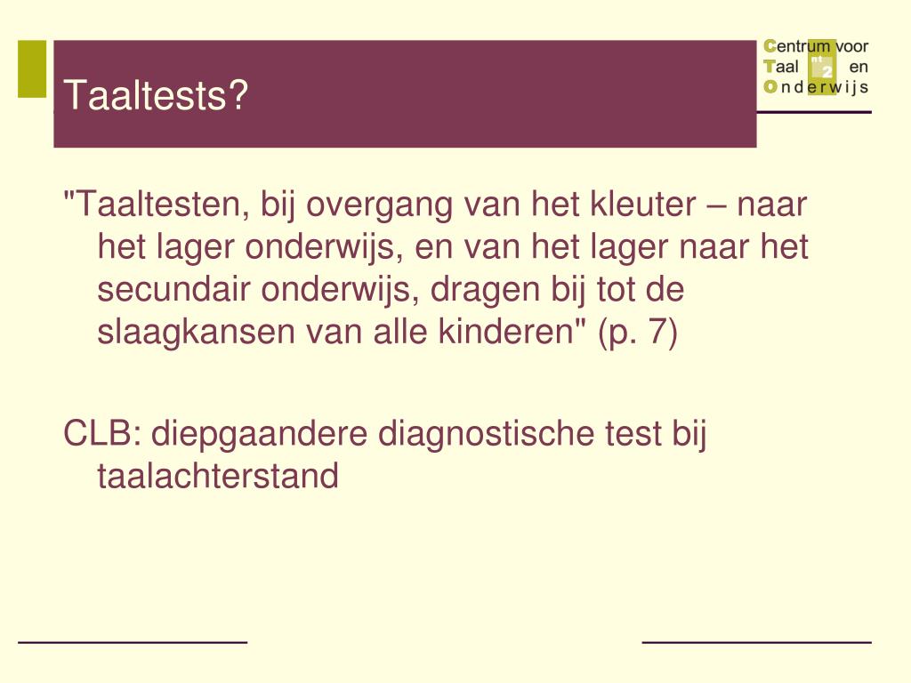 PPT - Reacties op conceptnota "Samen taalgrenzen verleggen" PowerPoint ...