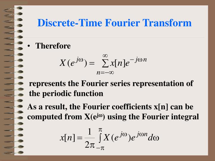 PPT - Chapter 3 Discrete-Time Fourier Transform PowerPoint Presentation ...