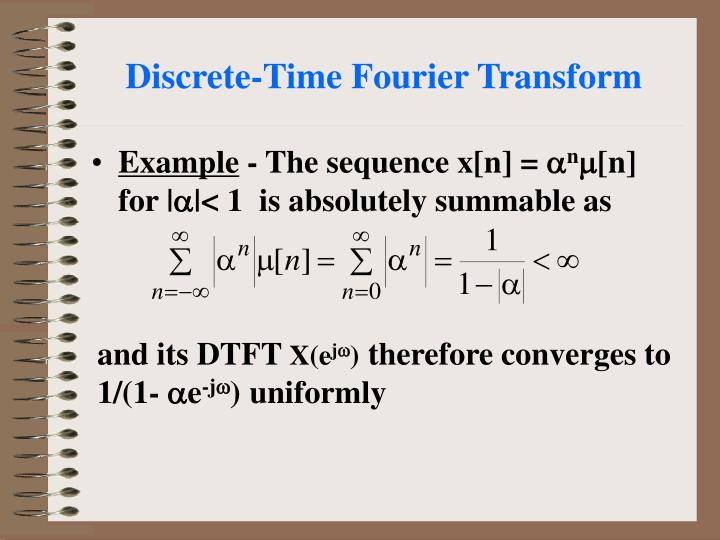 PPT - Chapter 3 Discrete-Time Fourier Transform PowerPoint Presentation ...