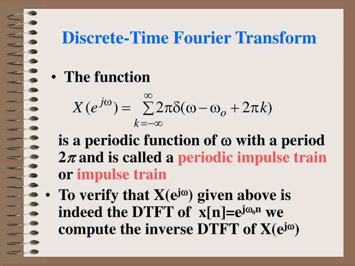 PPT - Chapter 3 Discrete-Time Fourier Transform PowerPoint Presentation ...