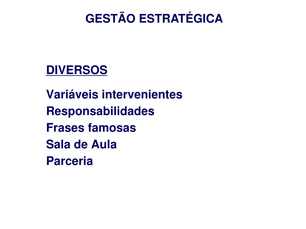 Ppt GestÃo EstratÉgica Powerpoint Presentation Free Download Id