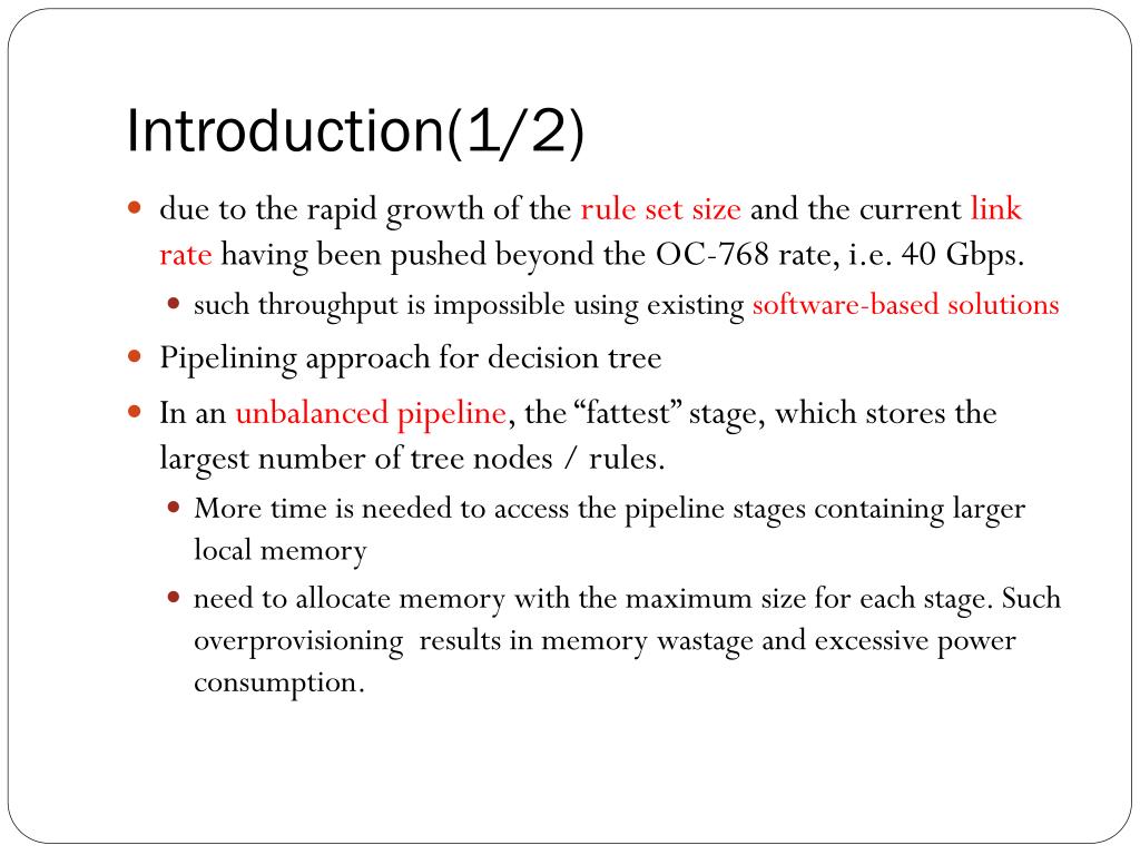 Ppt A Scalable Pipeline Architecture For Line Rate Packet Classification On Fpgas Powerpoint