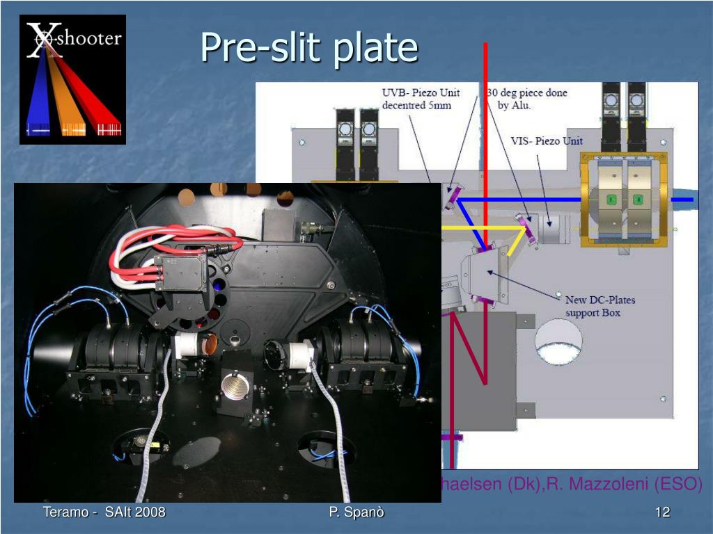 PPT - Lo spettrografo X-SHOOTER, un’occasione per la comunità ...