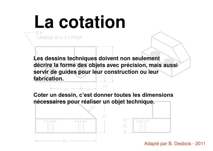 PPT - La cotation PowerPoint Presentation, free download - ID:6045363